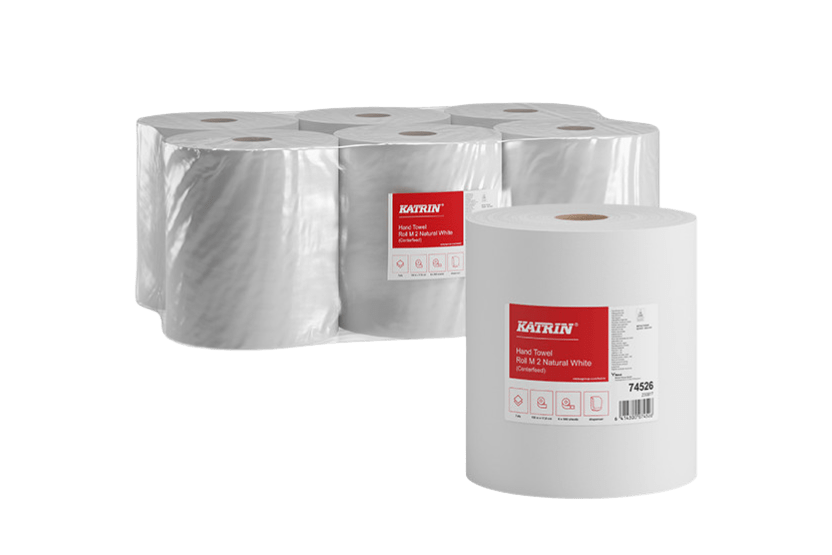 Katrin - Poetsrol 2 laags 150 meter (74526) – TakeAware.nl