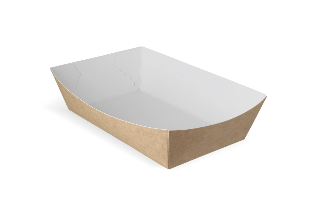 Snackbakje A18 kraft/wit BIO – TakeAware.nl