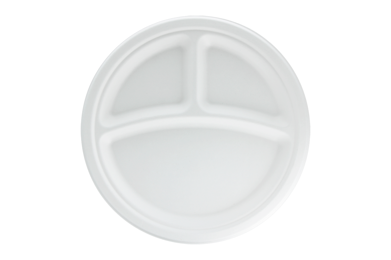Bord Ø26cm 3-vaks suikerriet Plastic- en Pfas-vrij BIO – TakeAware.nl